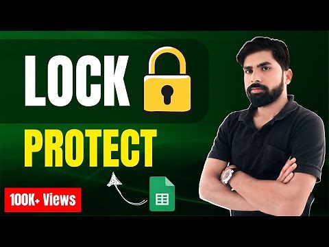 How to protect range or sheet in Google Sheets||Lock Cells in Google Sheets||Protect with Password