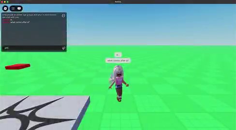 Day 67🤪 of learning how to script on Roblox! 👀✨I couldn't help myself and just HAD to do something to contribute to this doing the 67th day of learning on Roblox hehehhh...I did have to look back on how exactly to format this script about 2-3 times 😅 but basically whenever I say something specific, a Gui prompt will show on the screen! I also used replicated storage on this one to actually be able to kick me from the gameOther than that, I would say scripting this was fairly easy! It didn't t