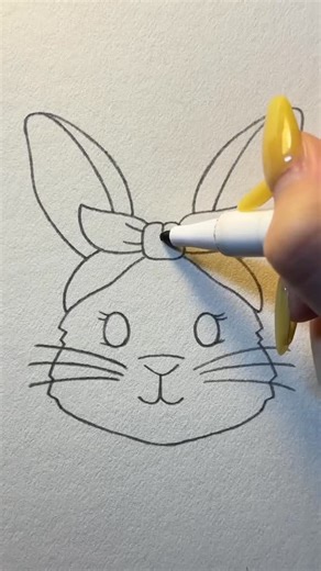 Color in your mind | Purple rabbit 🐰 #drawing #markers #asmr #color #relaxing | Instagram