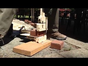 Splitting Clay Pavers Part II: Using a Mini-Midget