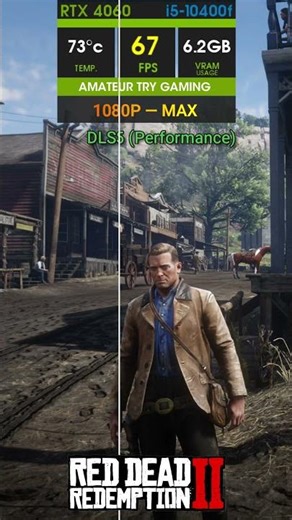 Red Dead Redemption 2 Max | DLSS 4 vs DLSS 4.5 | RTX4060