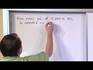 Lesson 7 - Acid Base Titrations, Part 1