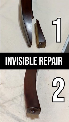 Broken Table Leg Invisible Repair Restoration