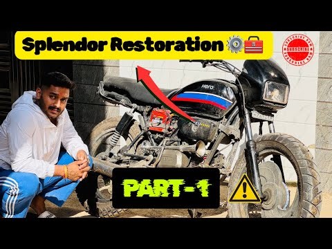 Splendor🏍️ Full🔥 Restoration ⚙️🧰 / Part (1)⚜️