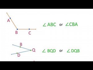 how to name an angle