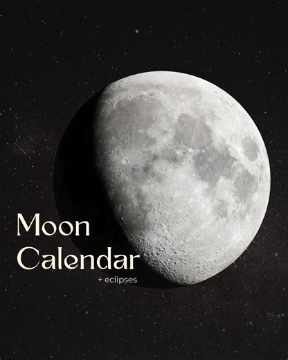 2026 Moon Phase Calendar | Minimalist Lunar Tracker | Instant Download - Etsy UK