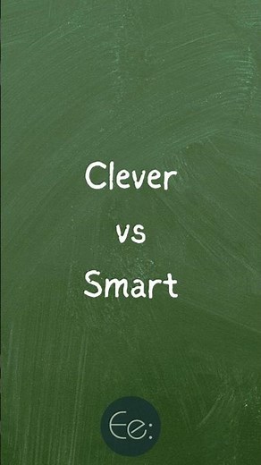 Smart vs Clever 🧠 What's the Difference? English Explained #words #difference #meaning #esl #tips