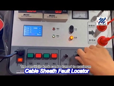 hv bridge method 7500v power cable outer sheath fault tester