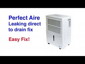 Perfect Aire PAD30 Leaking Direct to Drain Garden Hose Plastic Adaptor Replace and Fix