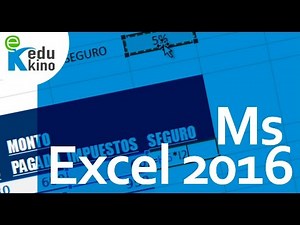 Excel 2016 Formato básico y formulas