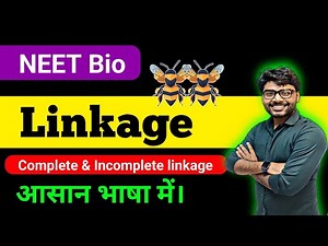 What is Linkage | Complete And Incomplete linkage | Principal of inheritance and variation #neet