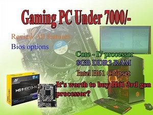 Gaming PC build using H61 Motherboard