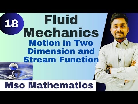 / Fluid Mechanics / Motion in Two Dimension and Stream Function /for Msc Maths/by Krishna Singh✍️✍️