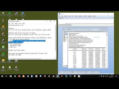 Regresi Model ARDL (Autoregressive Distributed Lag) Menggunakan EViews 9