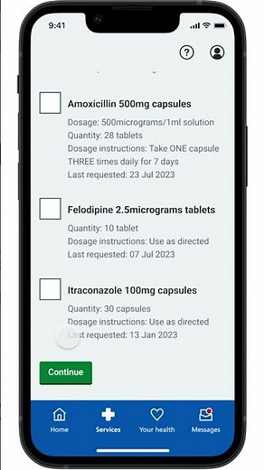 How to request your repeat prescription on the NHS App | NHS #nhs #nhsapp
