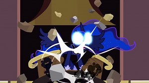 Lunas Nightmare Moon Transformation - My Little Pony: Friendship Is Magic - Season 4