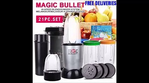 FREE DELIVERIES , FLASH SALE ! LIMITED STOCK-NOW @ 220, call 0553751854 Original Delux Magic Bullet 21pcs Set Make it healthy, quick and delicious with the original MAGIC BULLET @ 220 cedis -Ultra-compact, processes any task in 10 seconds or less with no mess! Its slim design means you can keep it on your counter top for all kinds of daily tasks. You can do everything from chopping, mixing, blending, grinding & more. Comes in an incredible 21-piece set, complete with serving cups and storage lid