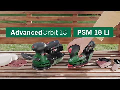 Sanding power - AdvancedOrbit 18 and PSM 18 LI from Bosch