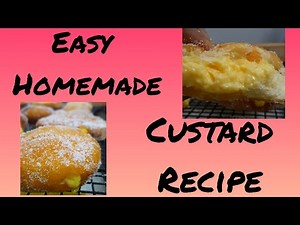 SUPER EASY Homemade Custard Recipe. (quick and easy)