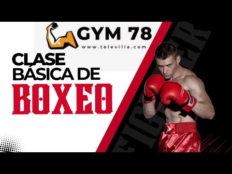 clase básica de boxeo