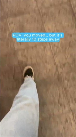 Moved? Yes. Far? Absolutely not. 🙌