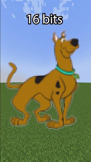 Minecraft Scooby Doo 64 bits 32 bits 16 bits 8 bits 4 bits 2 bits 1 bit