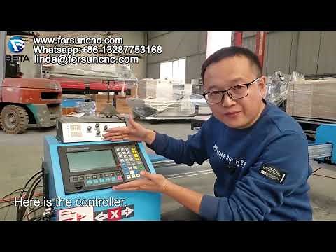 How to use a portable plasma cutting machine - teaching video