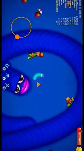 🔥🐍Worms Zone io 😱Little big snake game video #shorts #snake #game #wormszone #zonegamerop