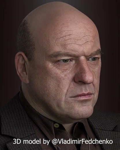 Dean Norris/Hank Schrader -3D likeness