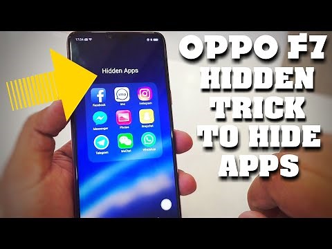 Oppo F7 Hidden Trick To Hide Apps | Hide Apps in Oppo F7