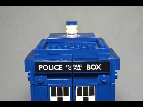 LEGO Doctor Who TARDIS Roof Lighting Kit Demo