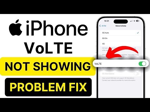 Fix VoLTE Option Not Showing iPhone || iPhone VoLTE Setting Missing || Enable VoLTE on iPhone