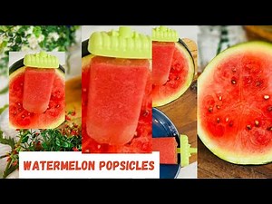 Watermelon Popsicles | Summer Special | Easy & Healthy Homemade Popsicles Rads Kitchen