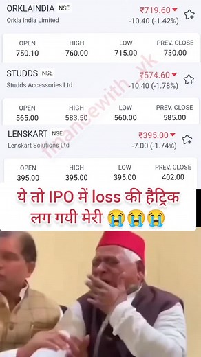 1.8K views · 143 reactions | #finance #sharemarket #ipolisting #explore #stockmarket #ipo #lenskartipo #lenskart #orklaindiaipo #orkla #studdsipo | Vk financial services | Facebook