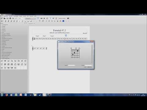 MuseScore 2 Tutorial #7.2 Akkorde und Griffbrettdiagramme - Deutsch