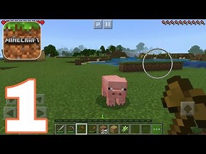 Minecraft Pocket Edition Gameplay Walkthrough PART 1 (iOS, Android)