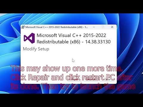 How to Fix Fall Guys not Opening! | Microsoft Visual C++ Redistributable Modify Setup