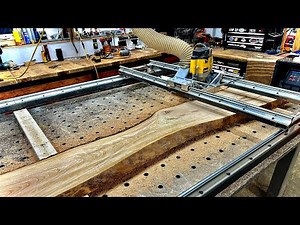DIY Heavy Duty Router Sled For Live Edge Slabs
