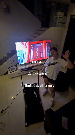 9.4K views · 67 reactions | Walkathon with Lhy powered by the Devant 75UHD205 Smart 4K TV.‍♀️Now, hitting 10,000 steps comes with zero excuses and unlimited destinations on the big screen! #DevantPH #TVBabad #TVBabadAllDay | Devant | Facebook