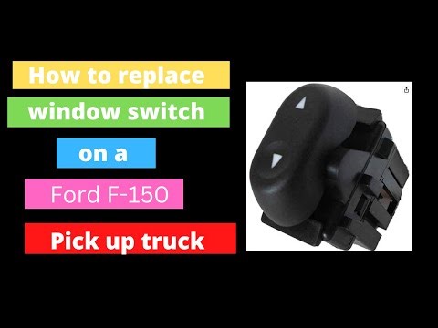 How to replace the window switch on a Ford F 150