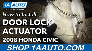 How to Replace Door Lock Actuator 2005-11 Honda Civic