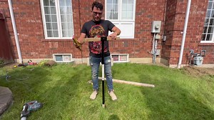 Here’s the method to install those piles without the big tools, just a hunk of 2x4, a hammer, Alan keys and a torpedo level. 🍻 | Wood Bully