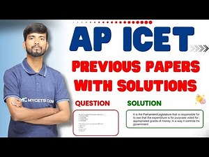 AP ICET Previous Papers With Solutions||AP ICET Previous Solutions||APICET Previous Papers Answers
