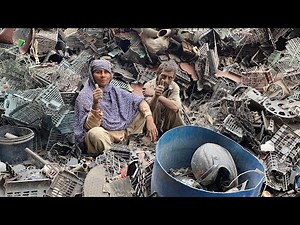 Process of Making Plastic Chairs From Waste Plastic | Amazing Plastic Recycling Process