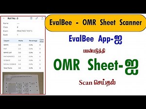 How Scan OMR Sheet in evalbee mobile app?