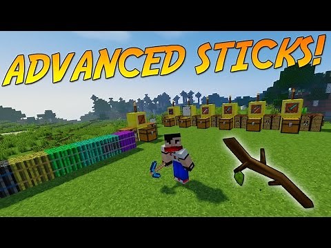 ADVANCED STICKS! [1.11.2] | Minecraft Mod Showcase!