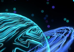 X Particles - animated sylized planet - Tomasz Lechociński