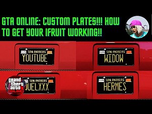 GTA 5 Online: Custom Plates on iFruit How To Get iFruit working PC/ PS4/ Xbox Working 30 Oct 2022