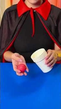 🥤WHY DOESN’T THE CUP FALL? Time for the BIG REVEAL! #TRICK #SCIENCE