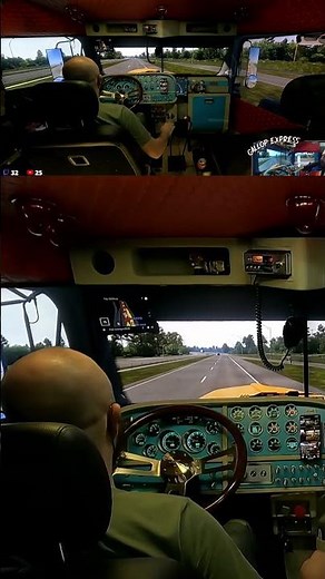 POV: You’re Driving a Classic Truck in My DIY Simulator 🛠️🚚 ATS American Truck Simulator Setup